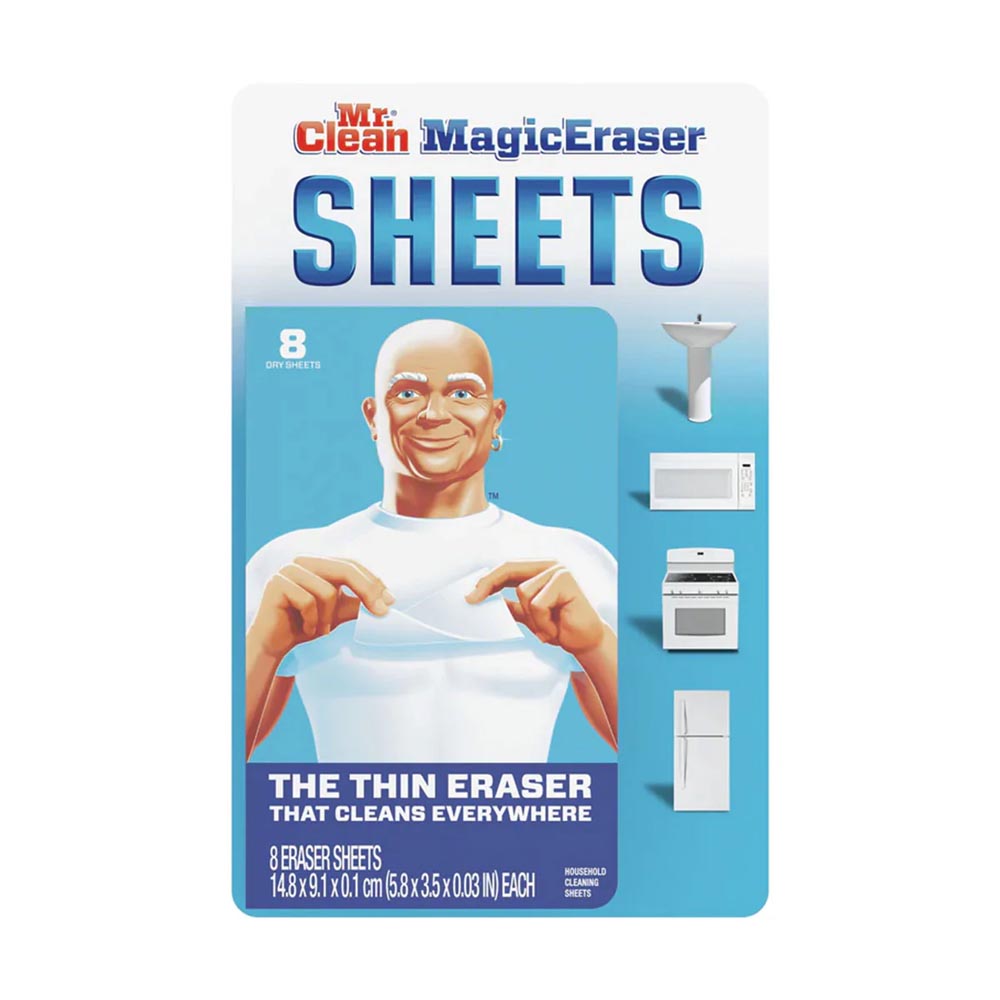 Magic Eraser Sheets para espacios difíciles de alcanzar Mr. Clean 8 un ...